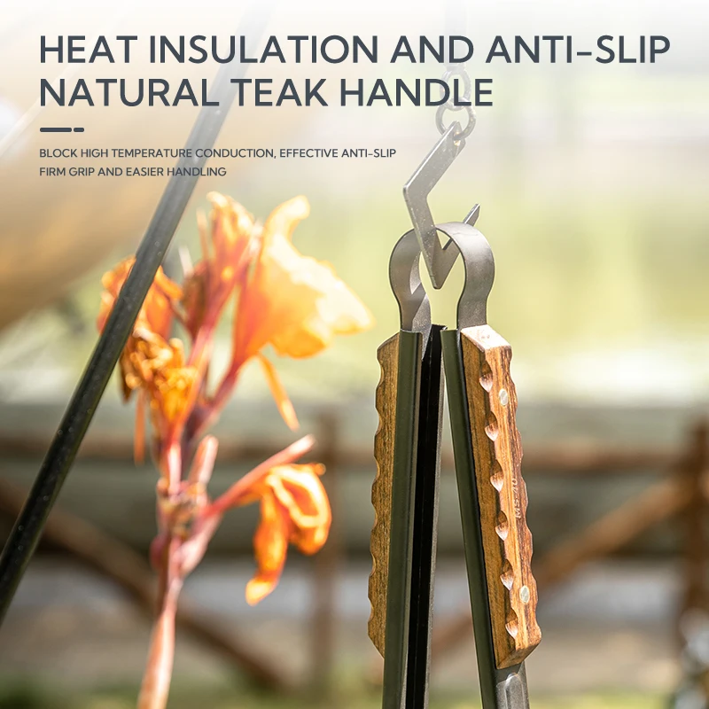 Outdoor Kitchen Cookware Serving Tongs Barbecue Clip Clamps Bbq Food ...