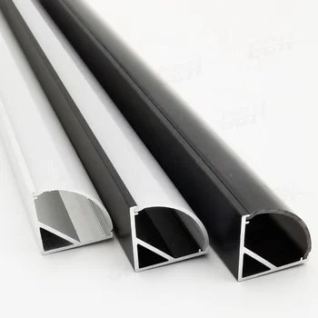 16x16mm 3m 90 Degree Aluminum Profile For Led Strip Light Kitchen ...