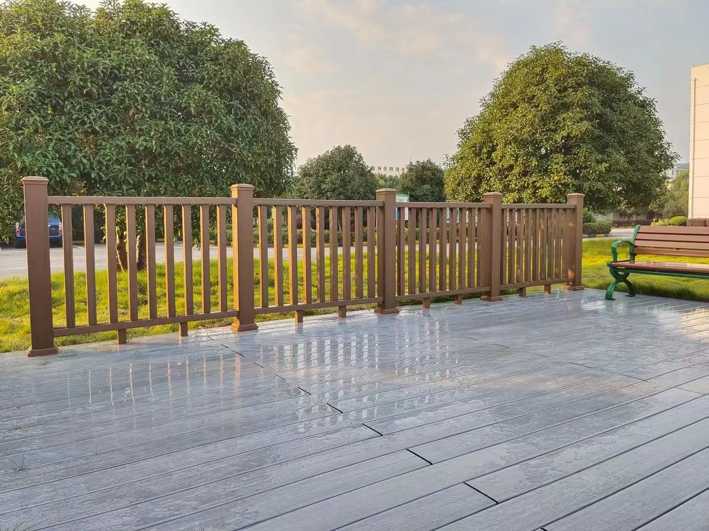 Co-extrusion WPC Post - Durable Outdoor Decorative Beam