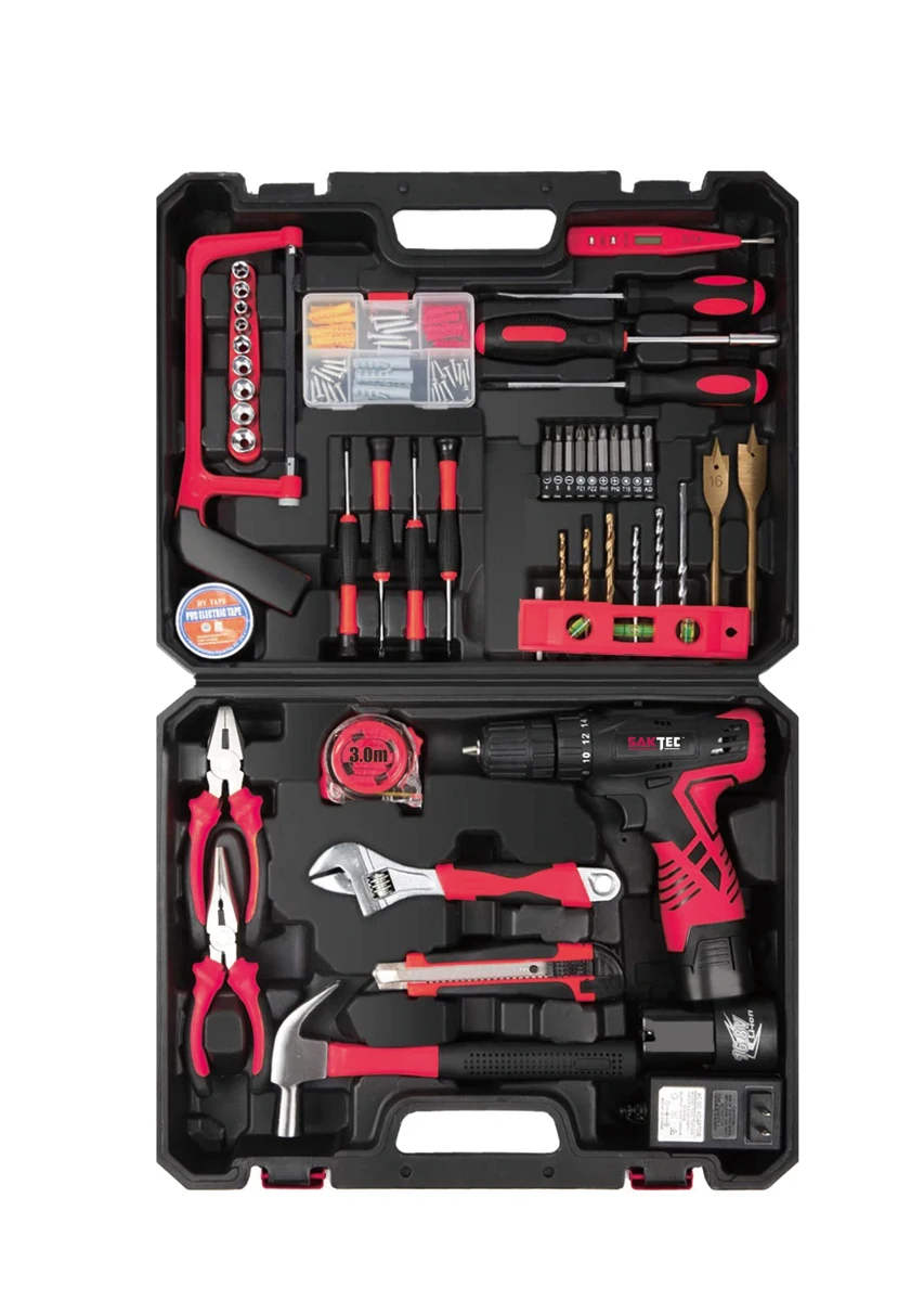 SAK TEC 12V CORDLESS SCREWDRIVER - 47PCS TOOL SET WITH CHARGER