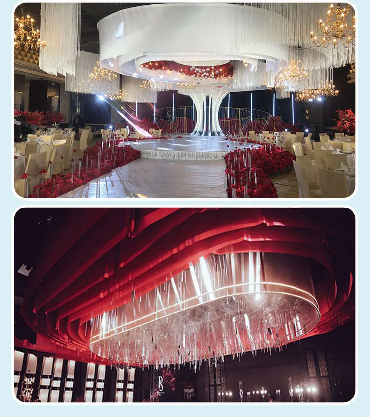 Romantic Wedding Ceiling Drape for Pipe & Drape Events - OEM