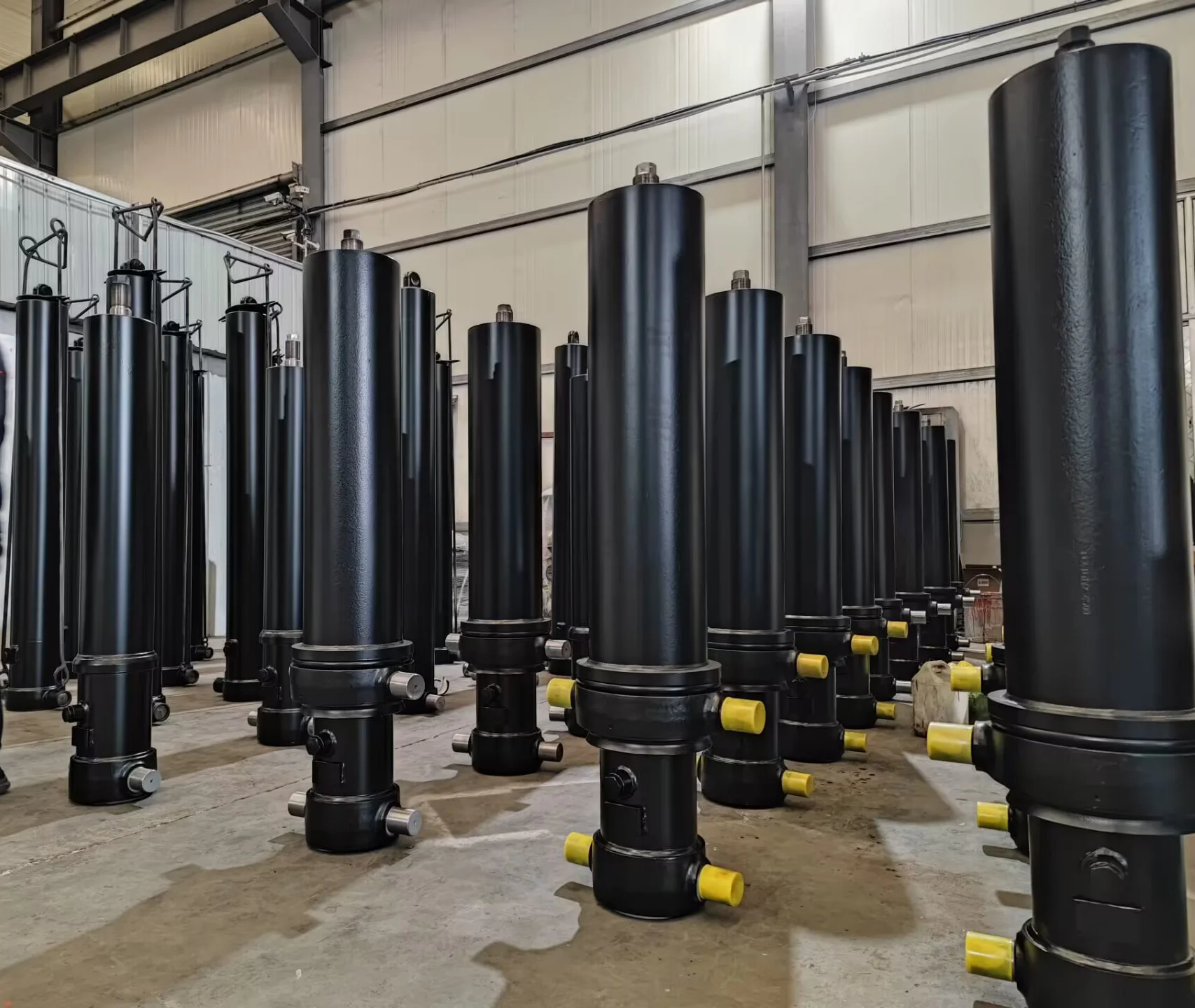 Front End 5 Stage Tipper Telescopic Hydraulic Tipping Cylinders With ...