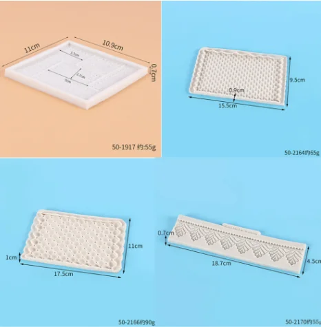 A Variety Of Fondant Cake Rim Diy Fishscale Pearl Lattice Cake ...