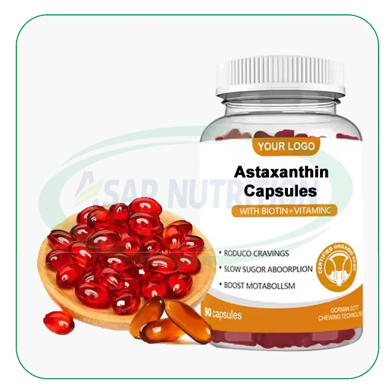 Ausreson OEM Astaxanthin Softgel Capsules Krill Oil Vitamin C omega 3 ...