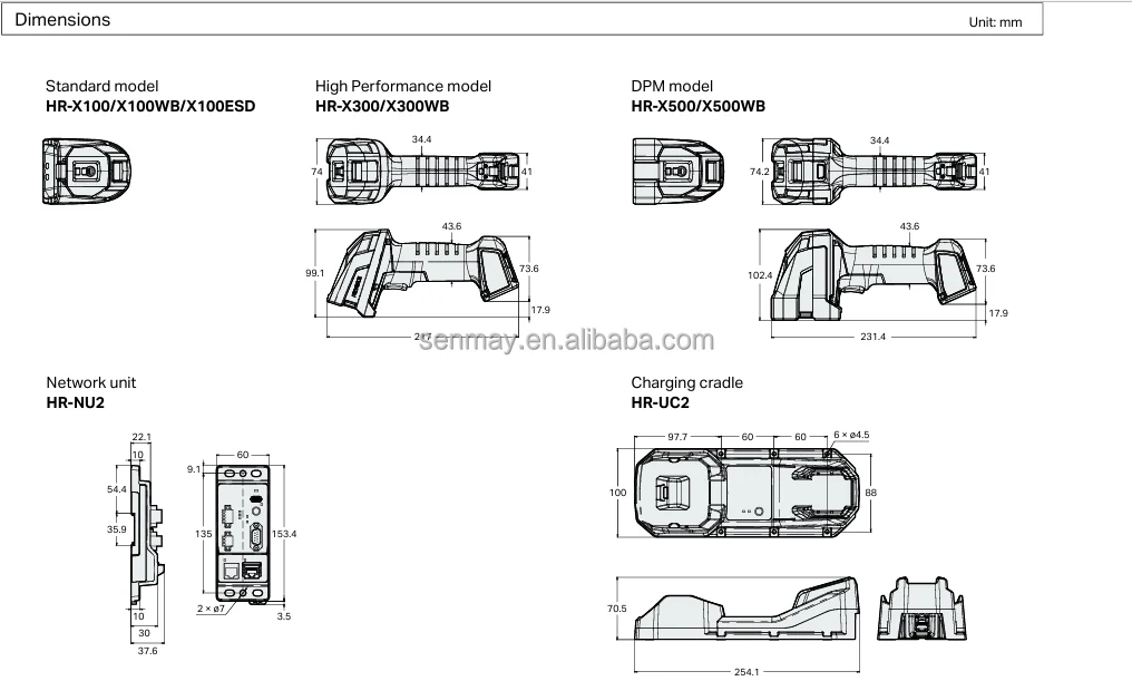 New Original | KEYENCE HR-100B HR-101B Rugged Industrial Handheld Code ...