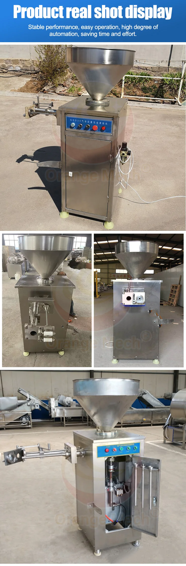 Piston Ration Fill Sausage Filler - Efficient & Durable