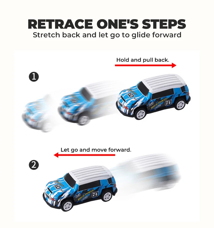 1:64 Creative DIY Plastic Diecast Toy Vehicles Wholesale Pull Back ...