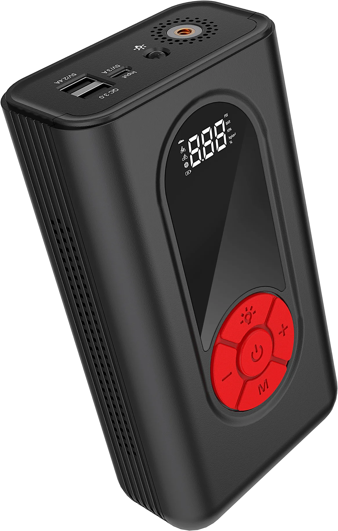 Boltpower 1200A Peak Car Battery Jump Starter & Tire Inflator