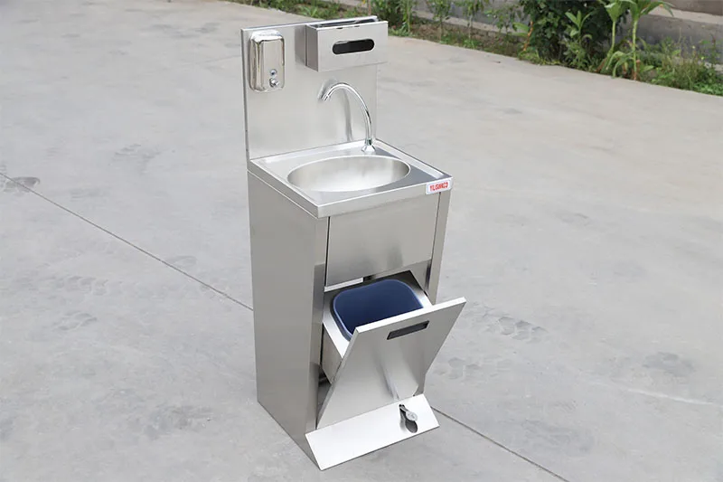 New Design Medical Custom Foot-operated Hand Wash Basin Sink for High ...