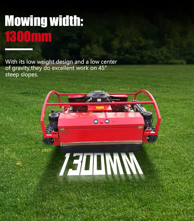 Highway Slope Heavy Duty Brushless Lawn Mower 764CC Grass Cutting ...