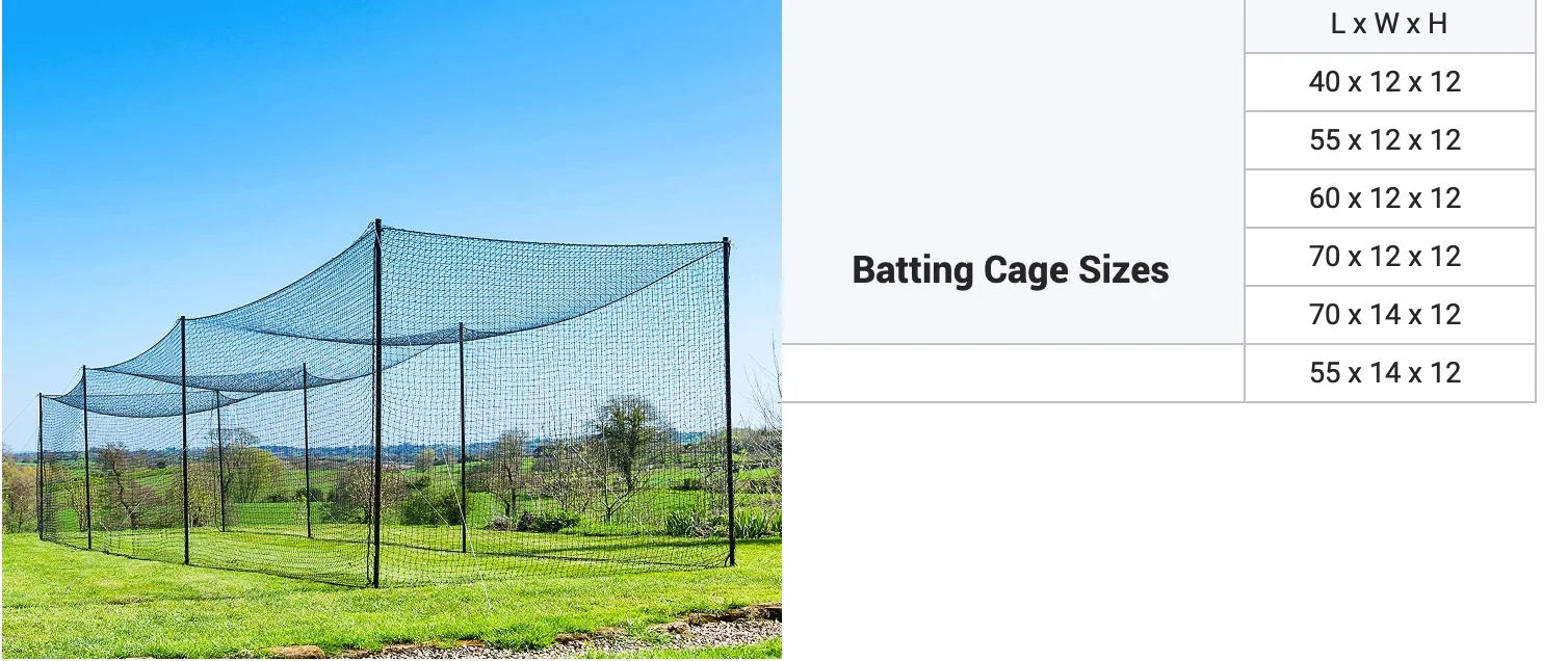 Cricket Nets - Durable Sports Cages for Garden Protection