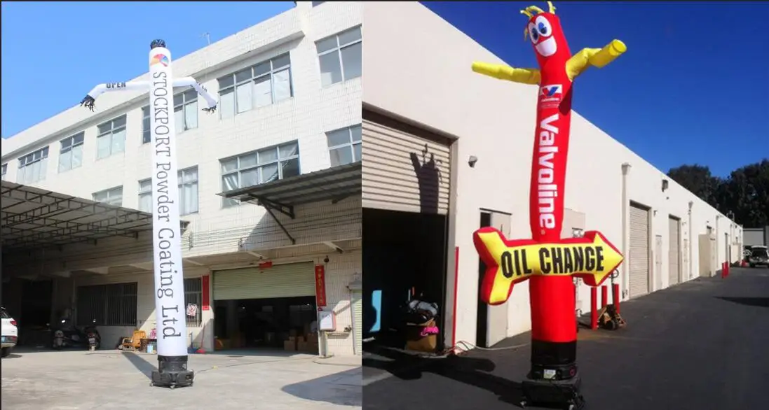 Funny Inflatable Waves Sky Air Dancer / Fly Guy Inflatable Air Dancer ...