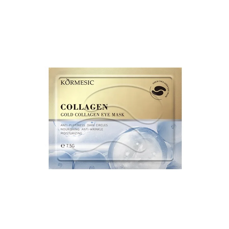 Kormesic Puffy Eyes And Dark Circles 24k Golden Collagen Eye Pads Gel ...