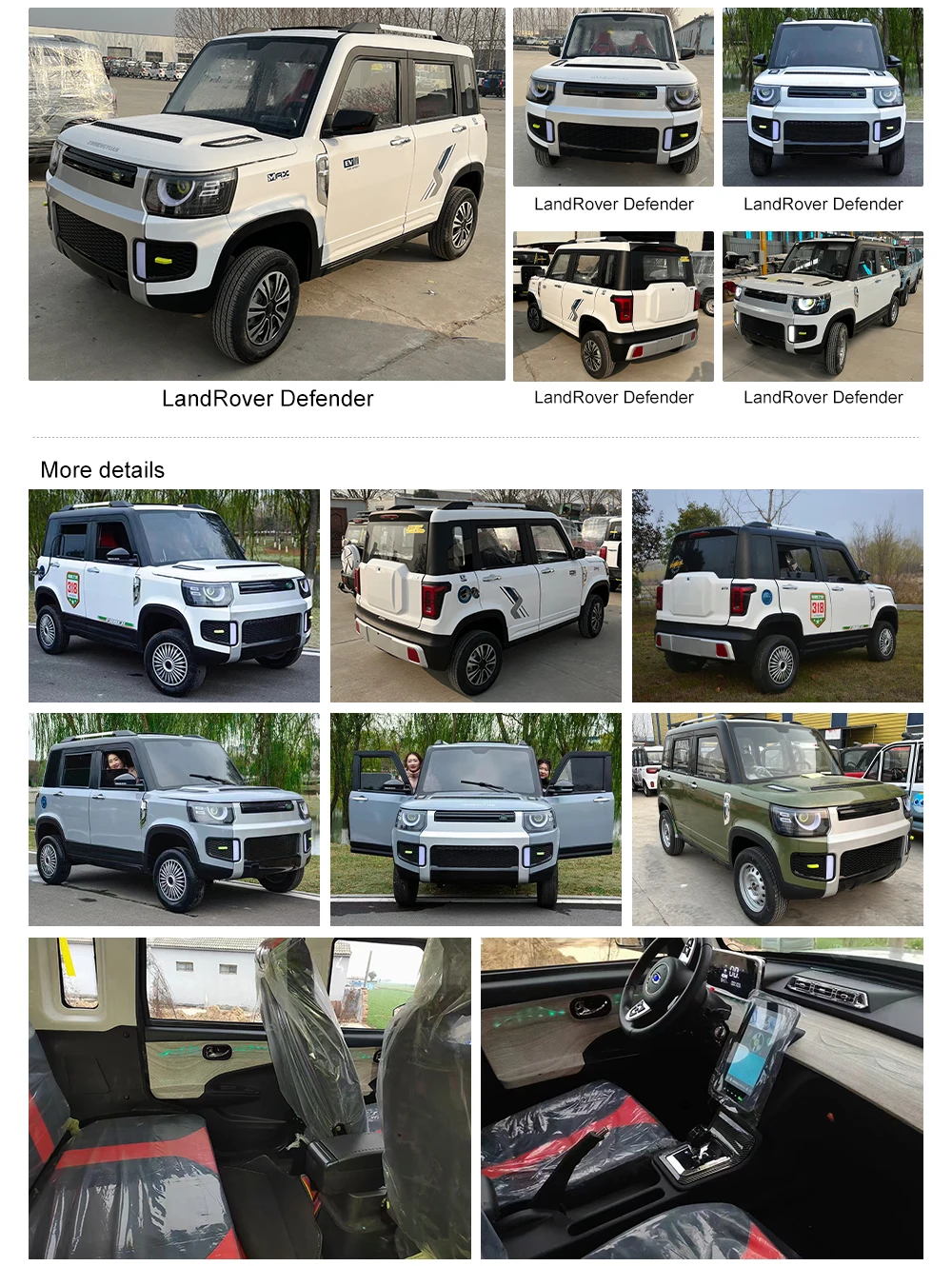 2024 New Electric Offroad All Terrain Vehicle Jeep Suv For Adult ...