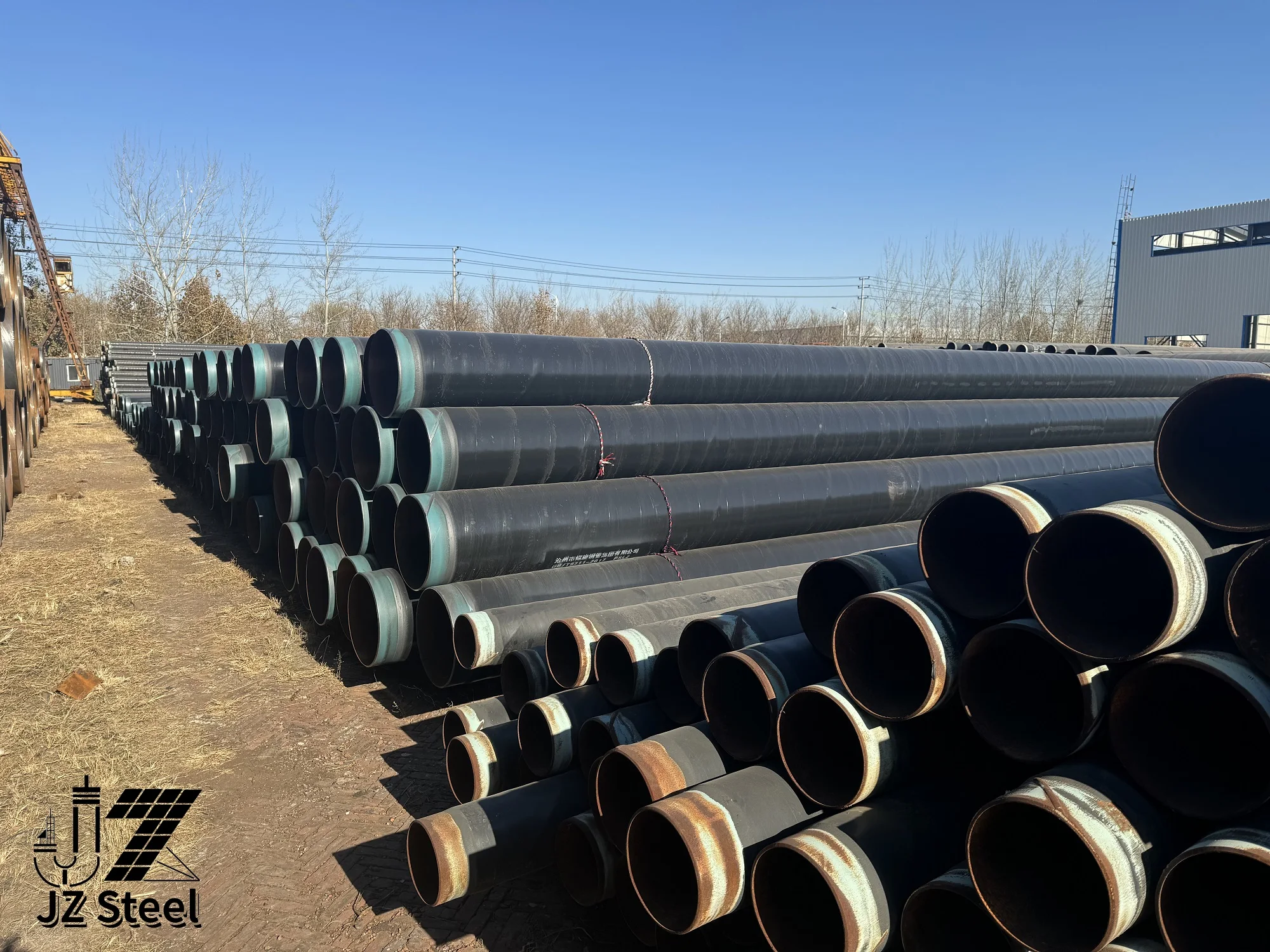 Awwa C200 Spiral Welded Carbon Steel Pipe 500mm Diameter Round Section Erw Ssaw Technique For ...