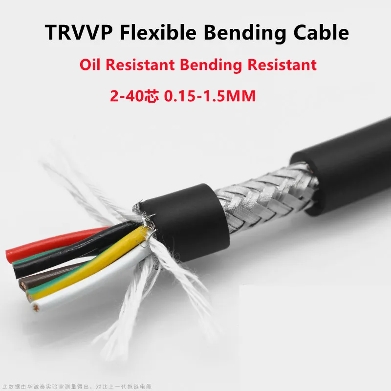 Cnc Cable High Flexibility And Bending Resistance 20 18 17awg Towline ...