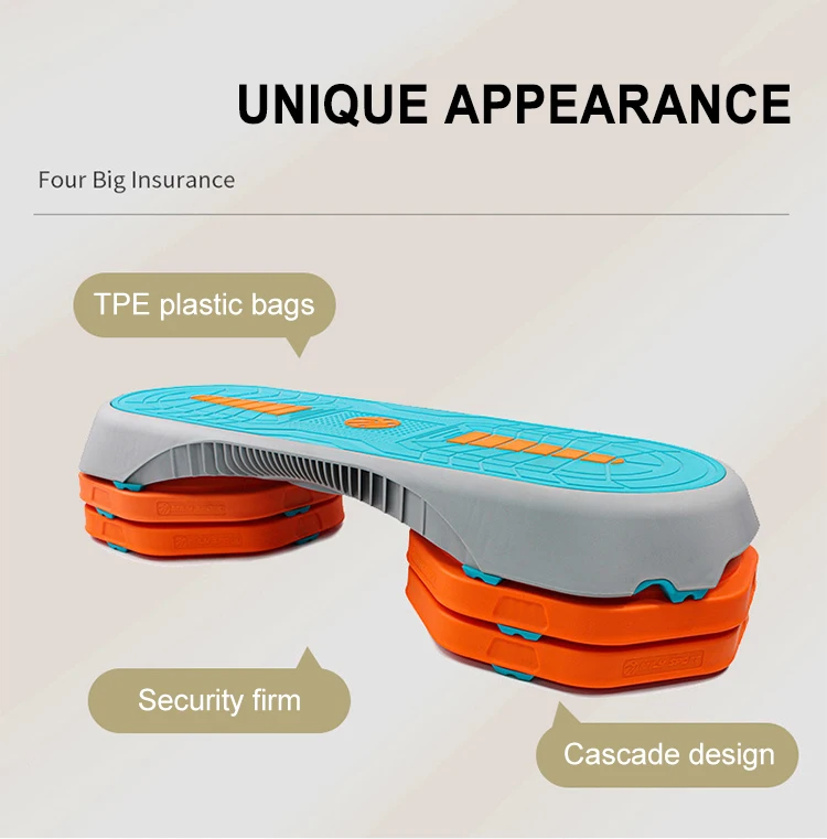 Custom Nonslip Step Aerobic Platform With Four Freestyle Risers - Buy ...