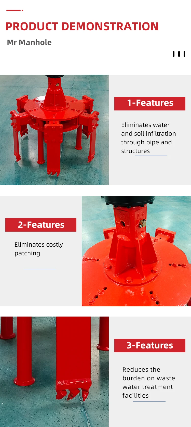 Mr Manhole - Heavy-Duty Manhole Cutter for Concrete Covers