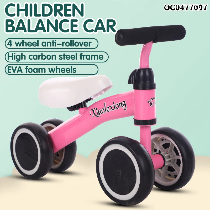 New Design Cute Safety 4 Wheels Children Baby Walker Balance Bike Car ...