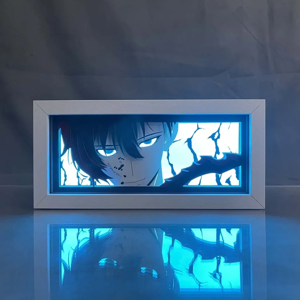 Solo Leveling Sung Jin Woo Anime Light Box for Bedroom Decor Led Night ...