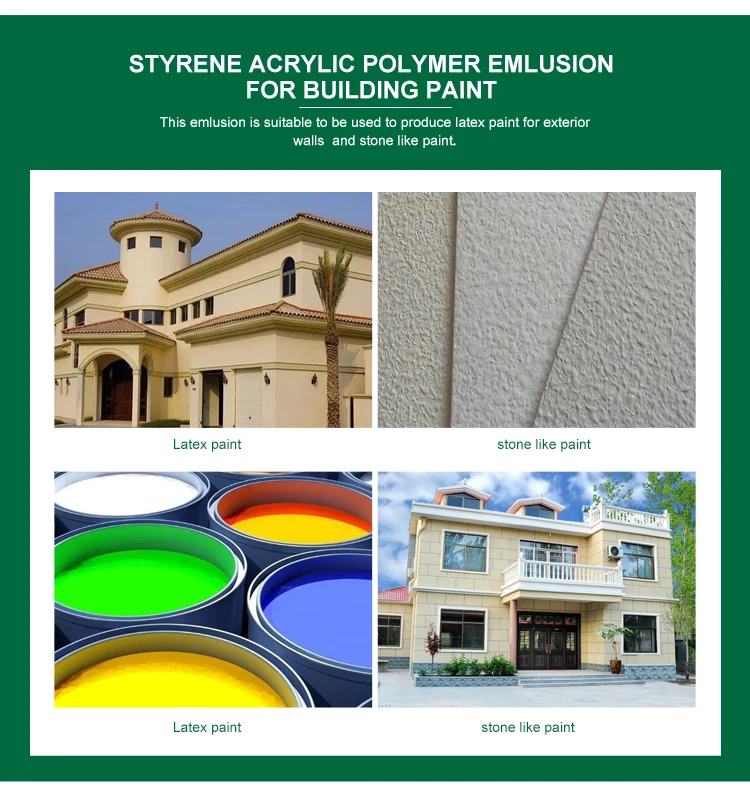 For Home Exterior Walls Decor Stone Paint Wall Styrene-acrylic Copolymer Emulsion Construction ...