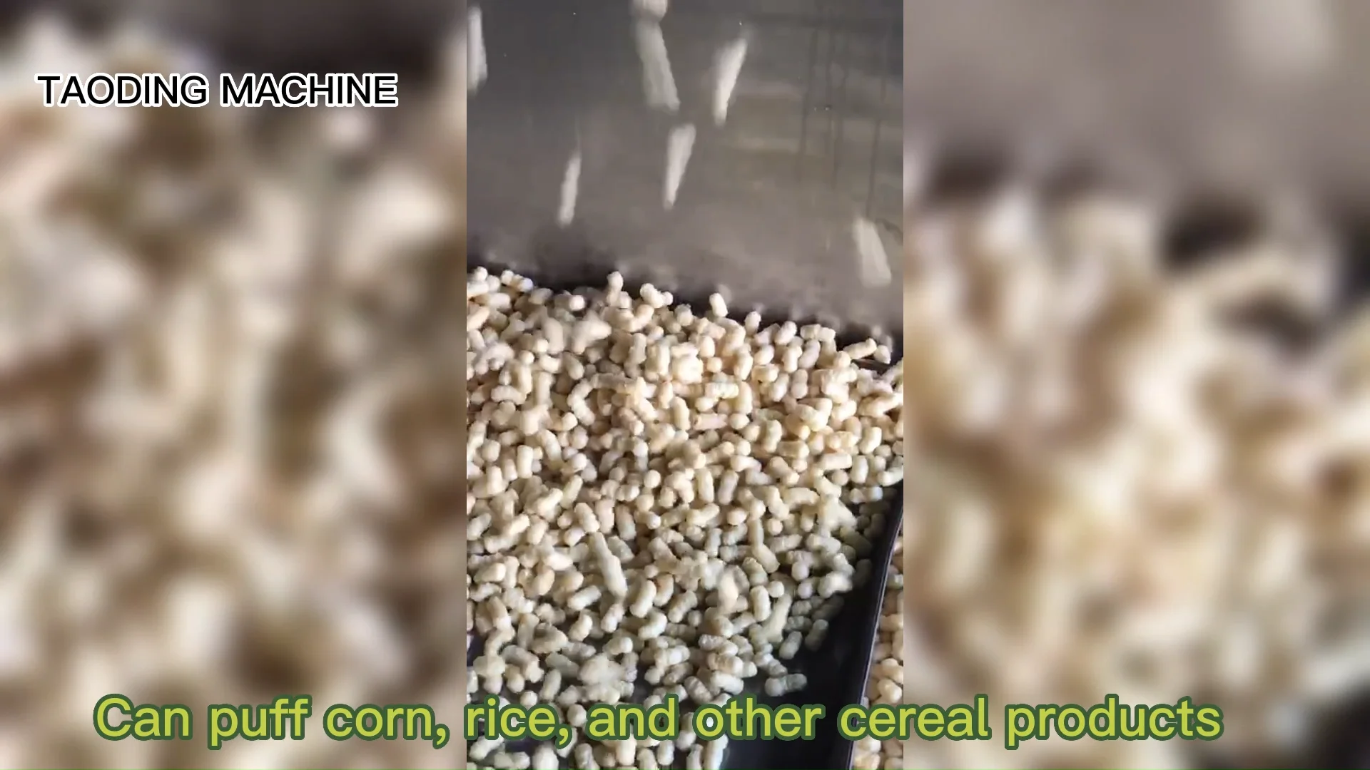 Stainless Steel Corn Puff Making Machines Snack Food Extrusion Rice ...