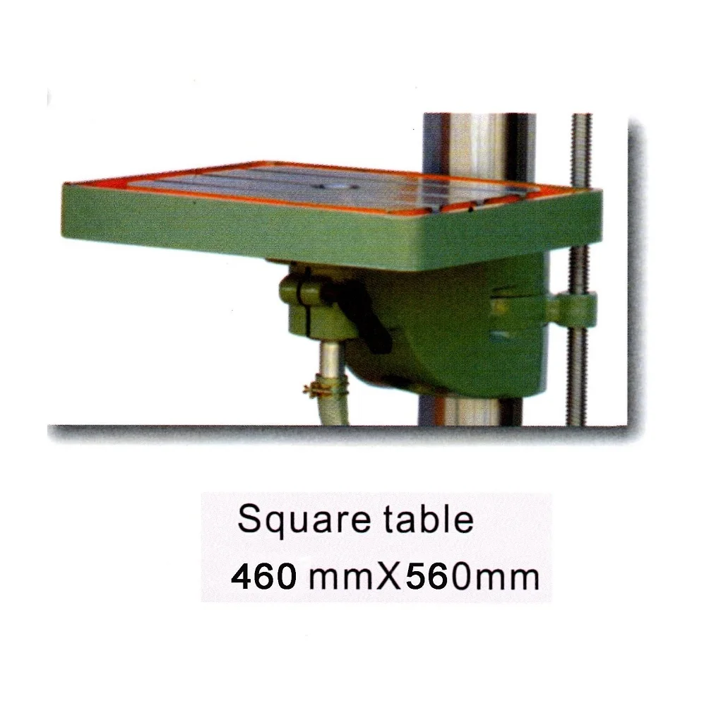 Column Drilling Tapping Machine Square Table 460x560mm Coolant Pump ...
