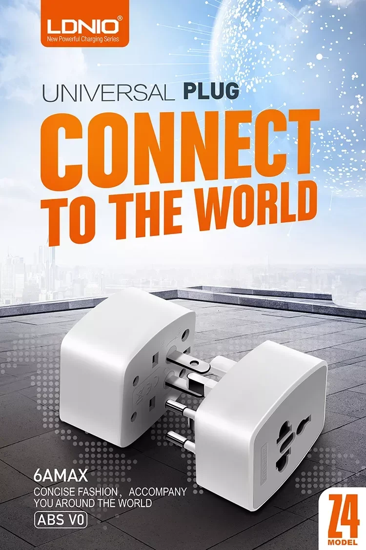 LDNIO Z4 Travel Adapter - Universal Plug & Charge Solution
