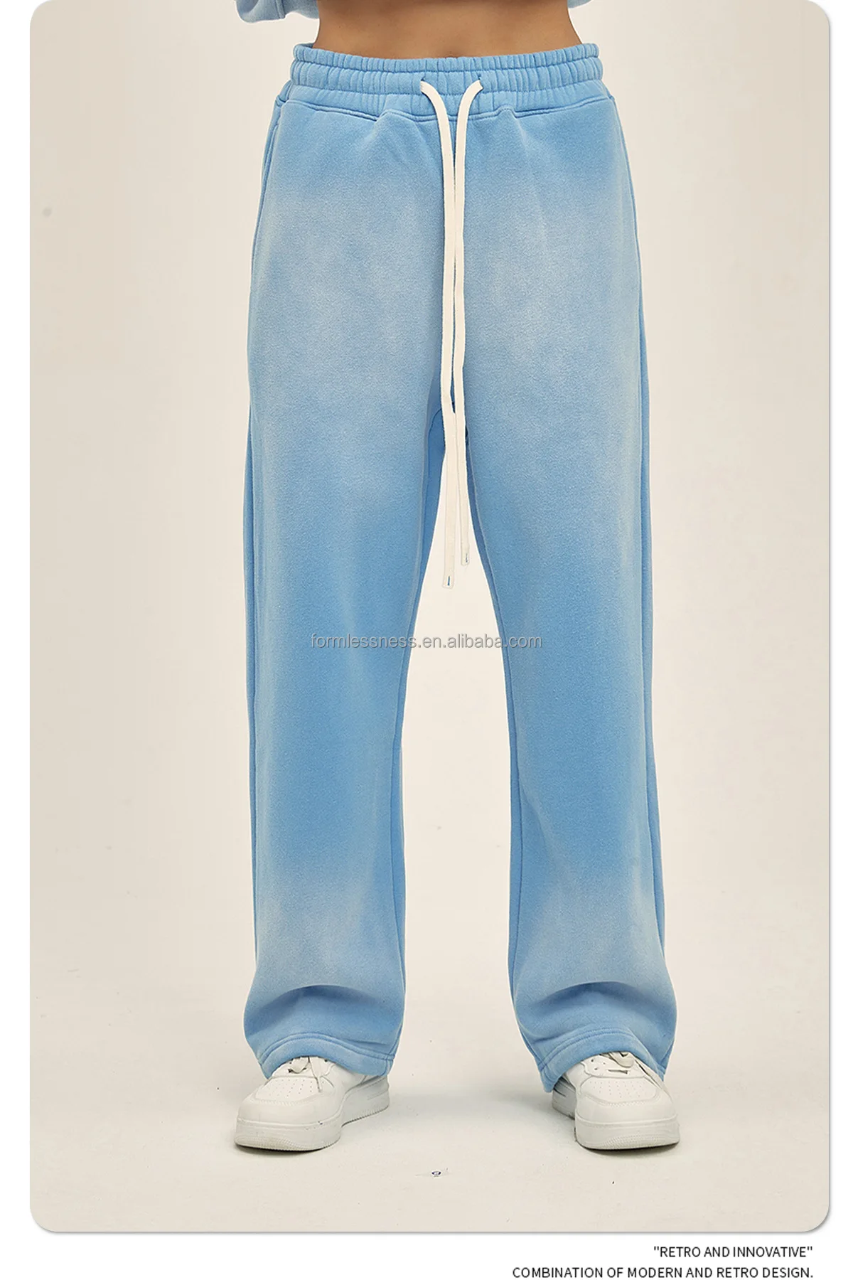 Formlessness Custom Acid Gradient Straight Fit Men Jogger Flare ...