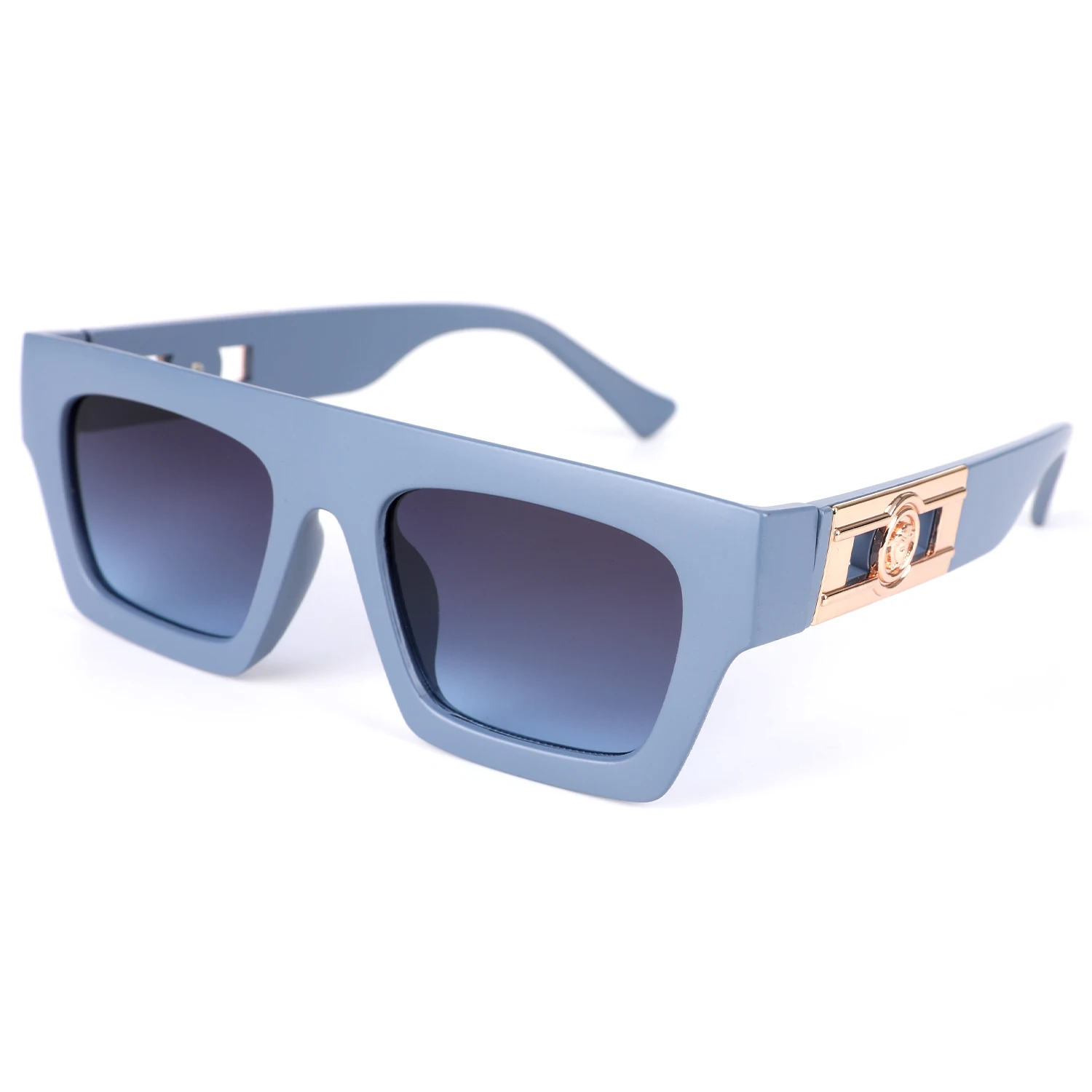 2024 New Square Frame Fashion Wide Legs Wide Frame Personality ...