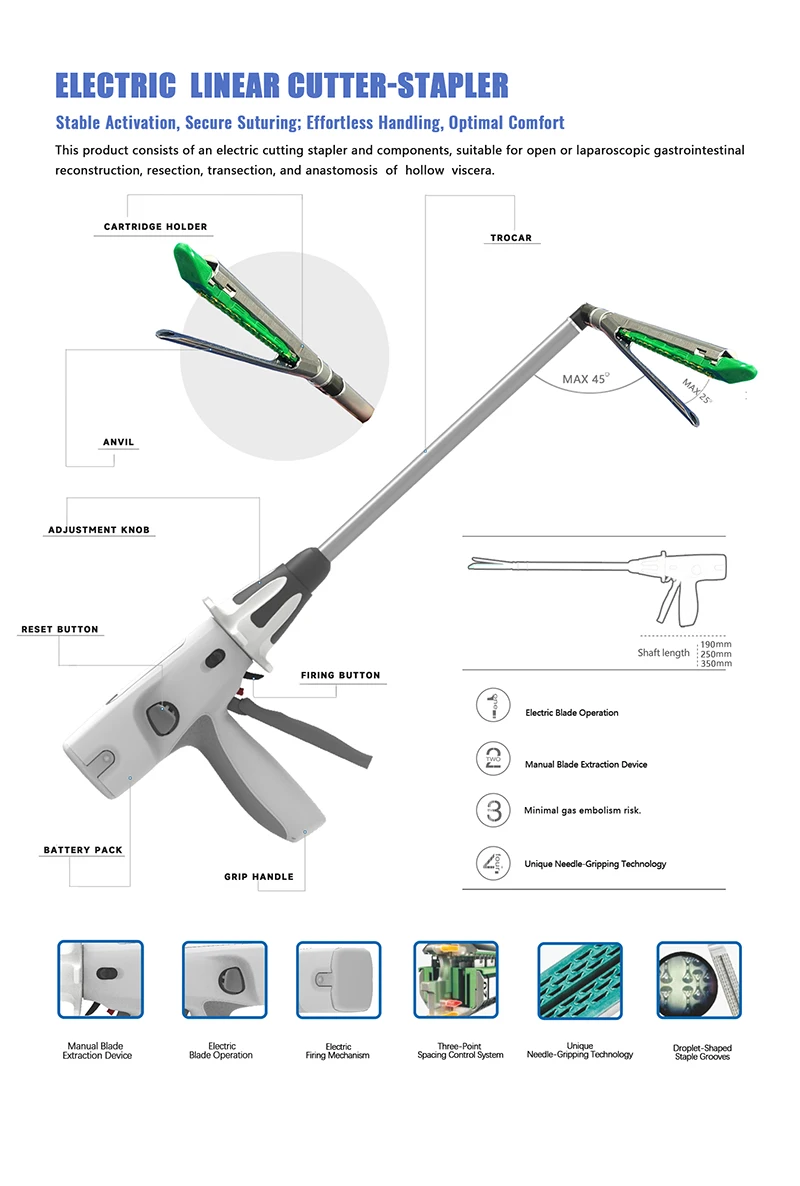 BT Medical 35w Surgical Linear Cutter Stapler Basis of Surgical ...
