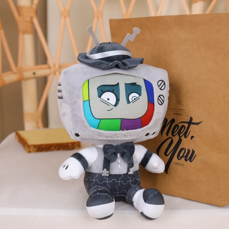 DL3655 SMG4 TV Host Plush Yot Mr. Puzzles Plush Tv Anime Stuffed Toy ...