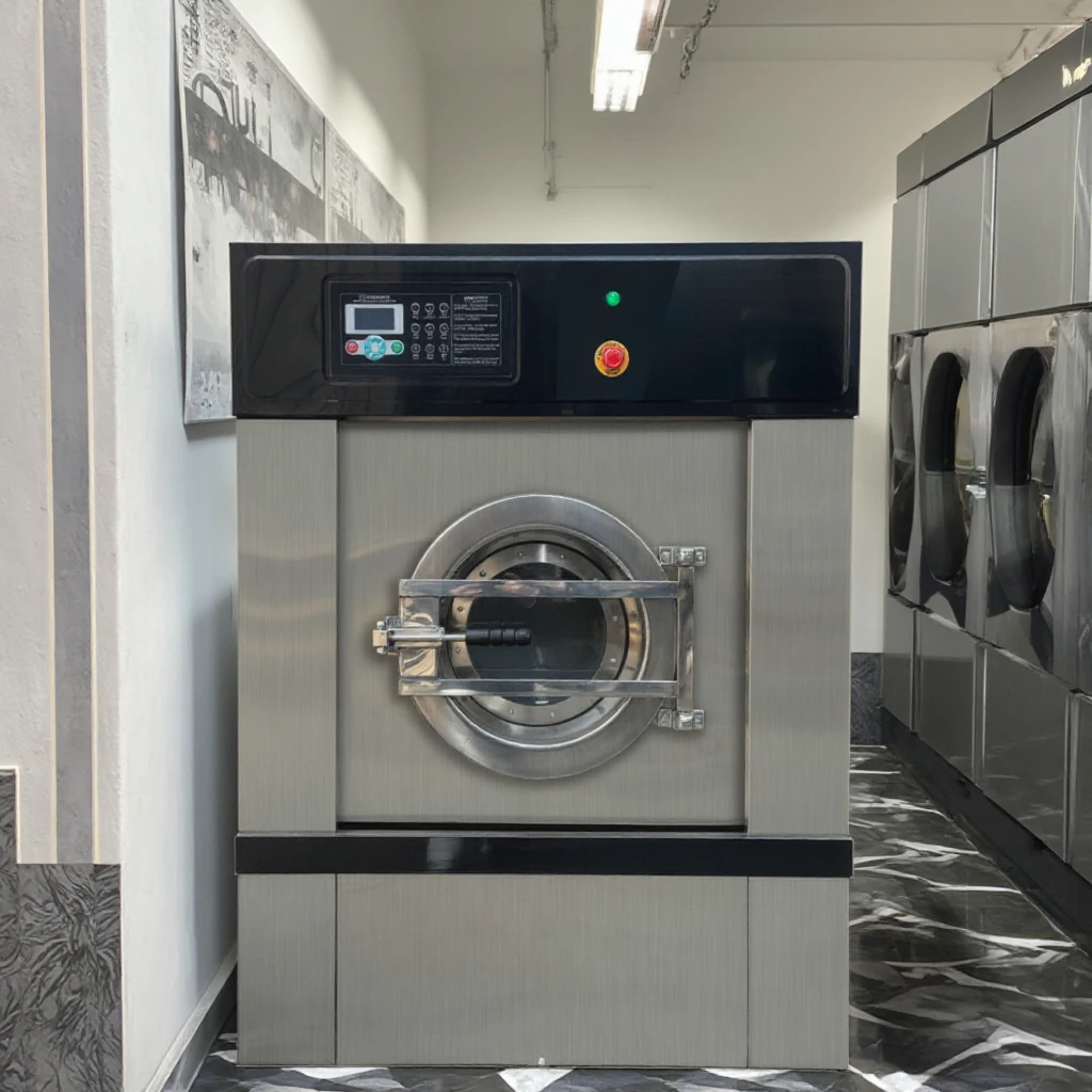 Large 100kg Automatic Industrial Washing Machine 40kg Laundry Garment ...