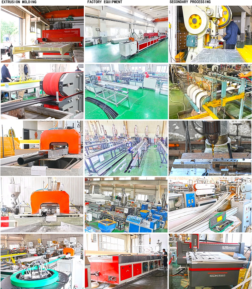 Self-lubricating Upvc Flexible Skirting Boards Pvc Mold Rubber Strip ...
