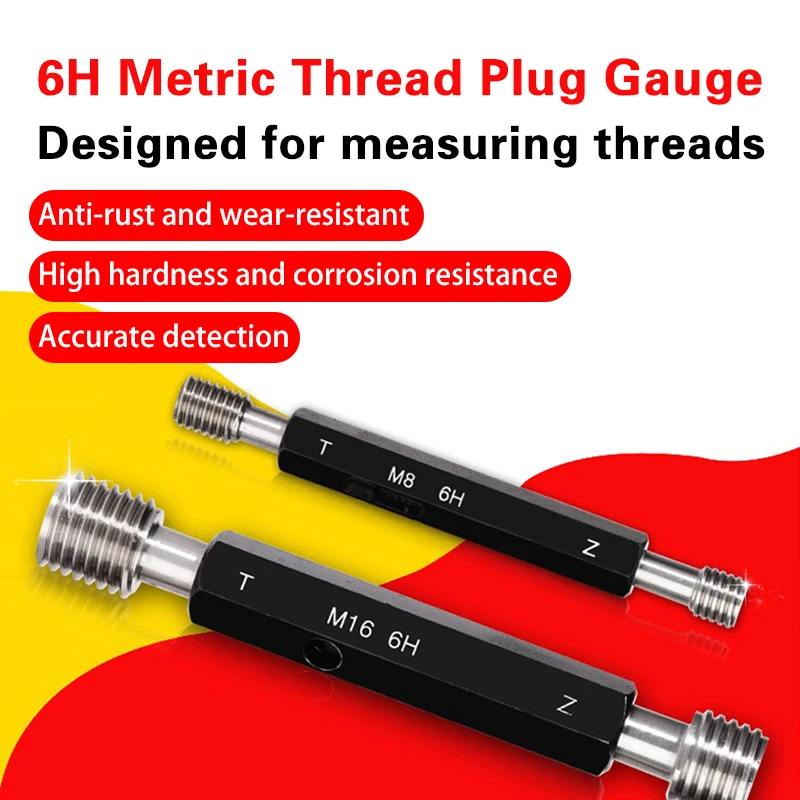 WEIX Plug Gauge Pipe Thread Plug Gauge Threaded Plug Gauge for ...