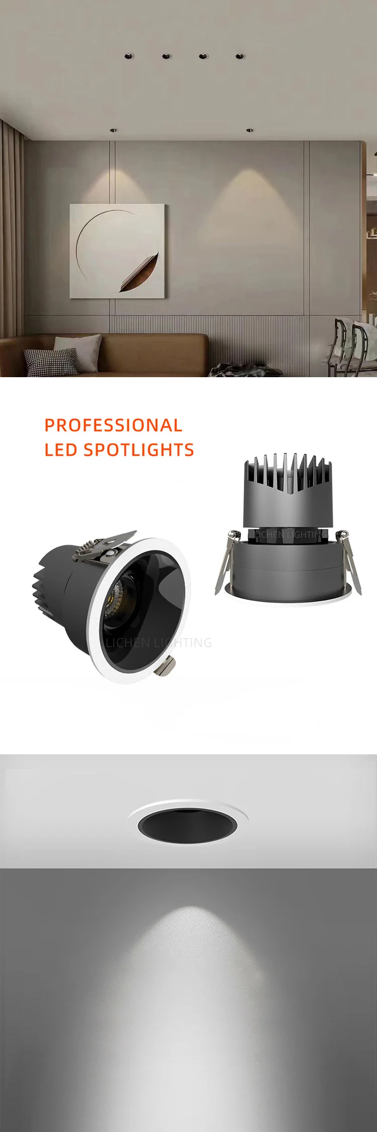 Modern LED Spotlights - Efficient Lighting Solutions