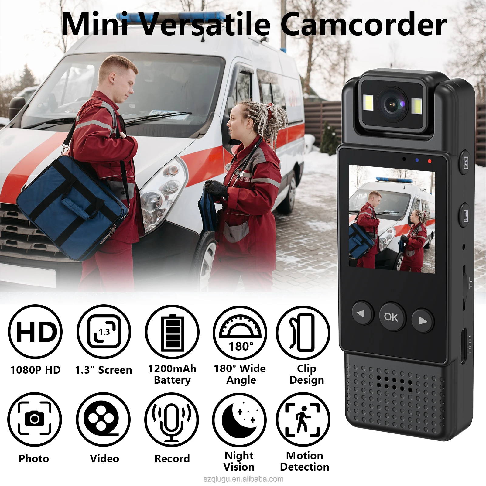 Wifi Mini Camera 1080P - Portable Digital Video Recorder