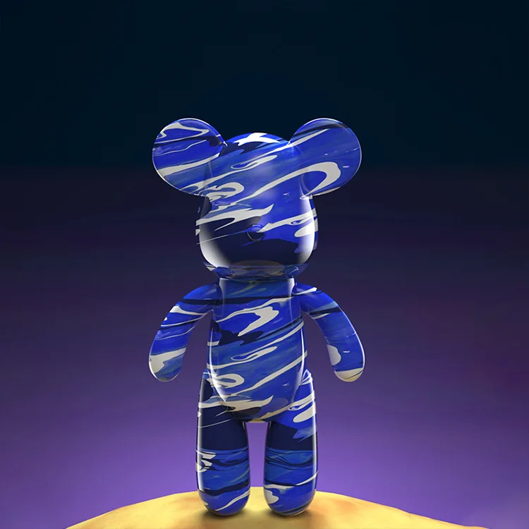 Fluid Bear White Embryo Paint Set Fluid Violent Bear Diy Toys Handmade ...