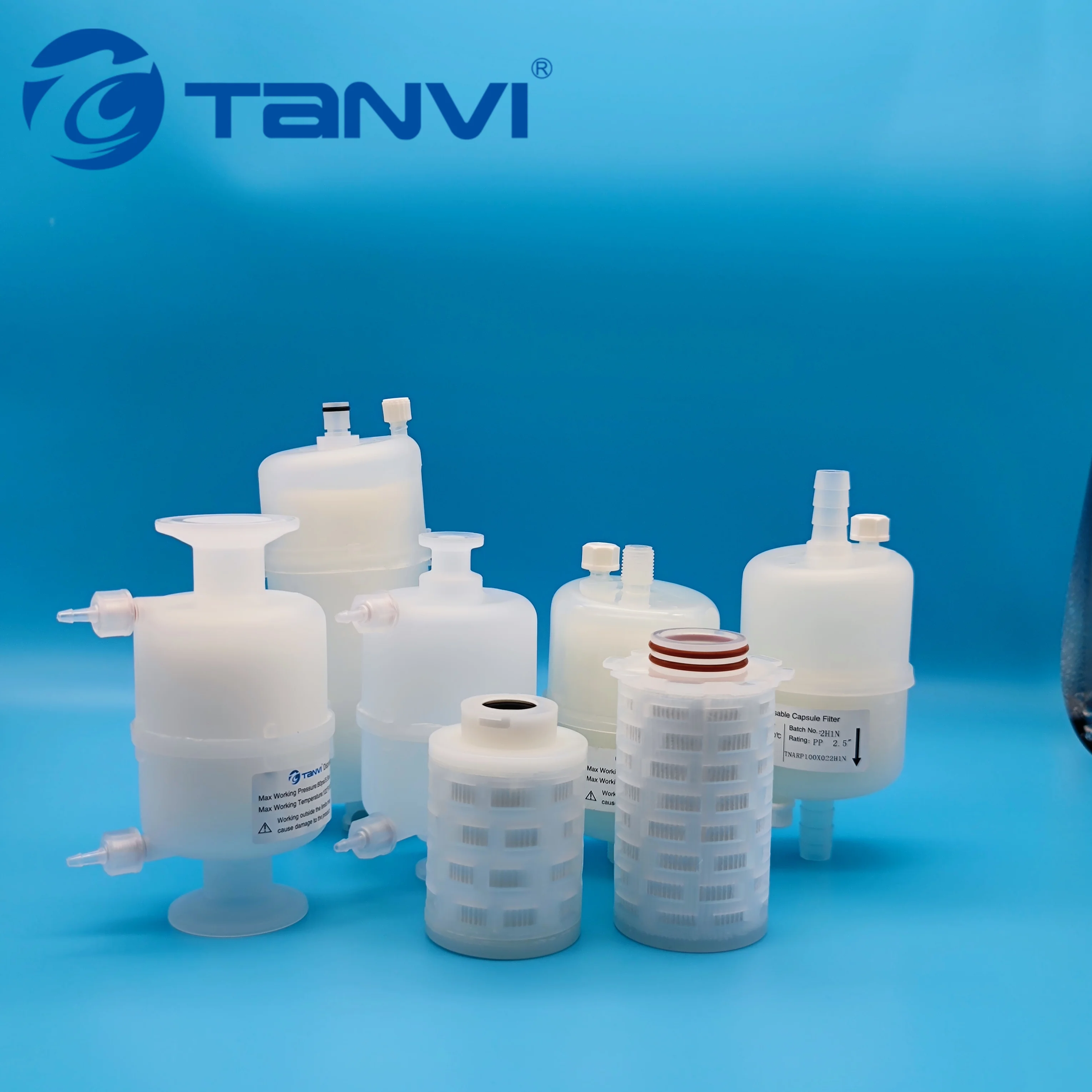 Pp Pes Pvdf Ptfe N6 N66 Cn-ca Gf Capsule Disposable Fiter 5 Micron 10 ...