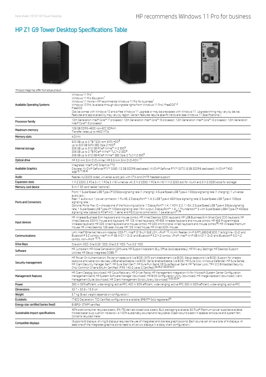 Z1g9 Graphics Workstation Desktop Chassis Silent Design Computer Intel ...