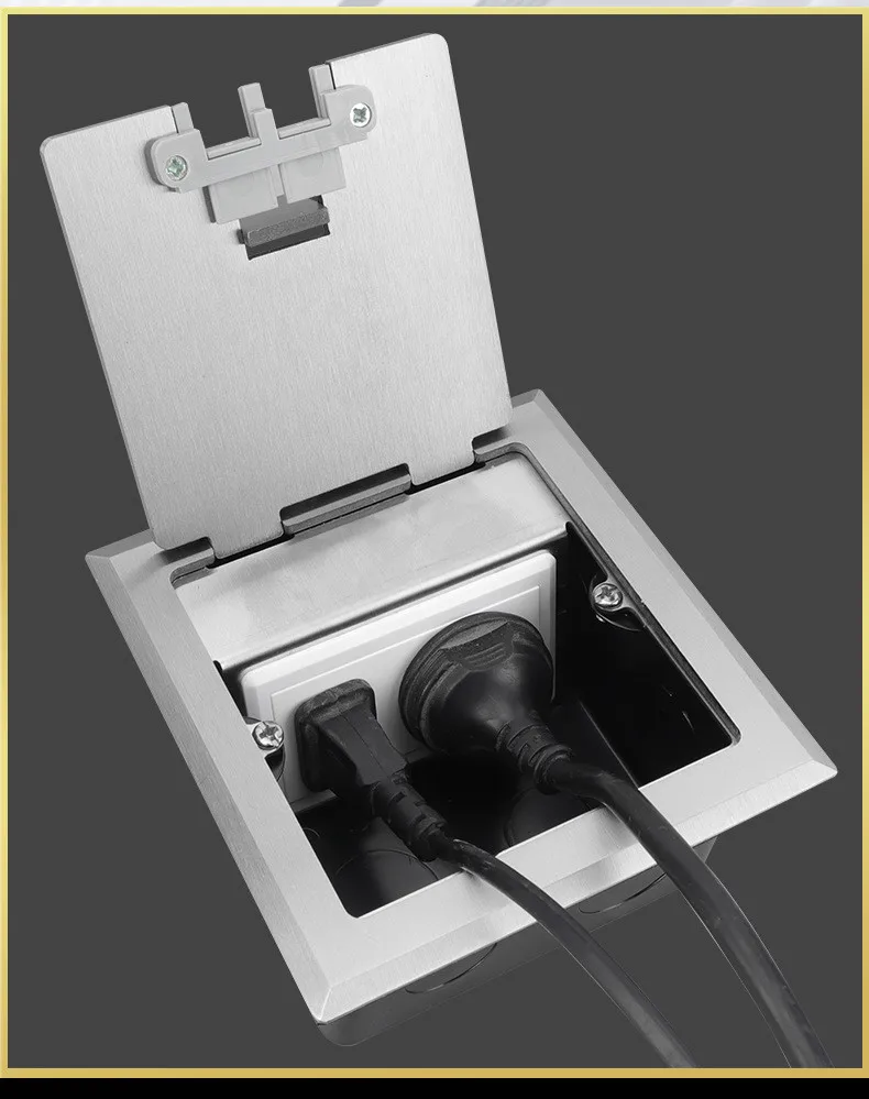 Concealed Floor Socket - Customizable Five-Hole Outlet