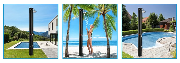 40L Luxury Outdoor Garden Swimming Pool Stainless Steel Shower Column ...