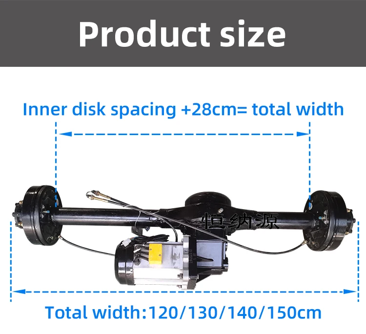 3000w Electric Forklift Low Speed Load Suspension Oil Brake Rear Axle ...