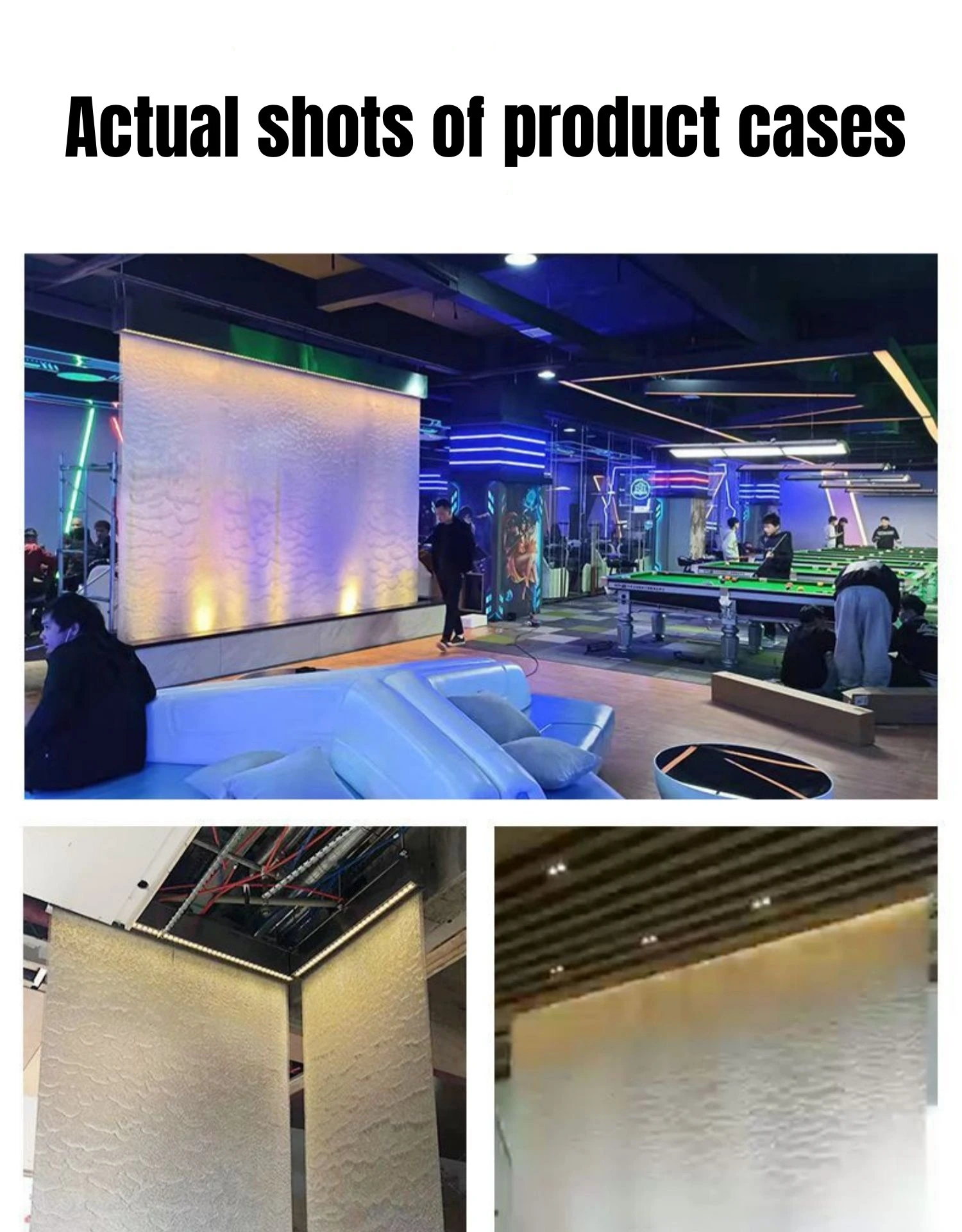 Modern Style Indoor Decorative Waterfall Wall Decoration