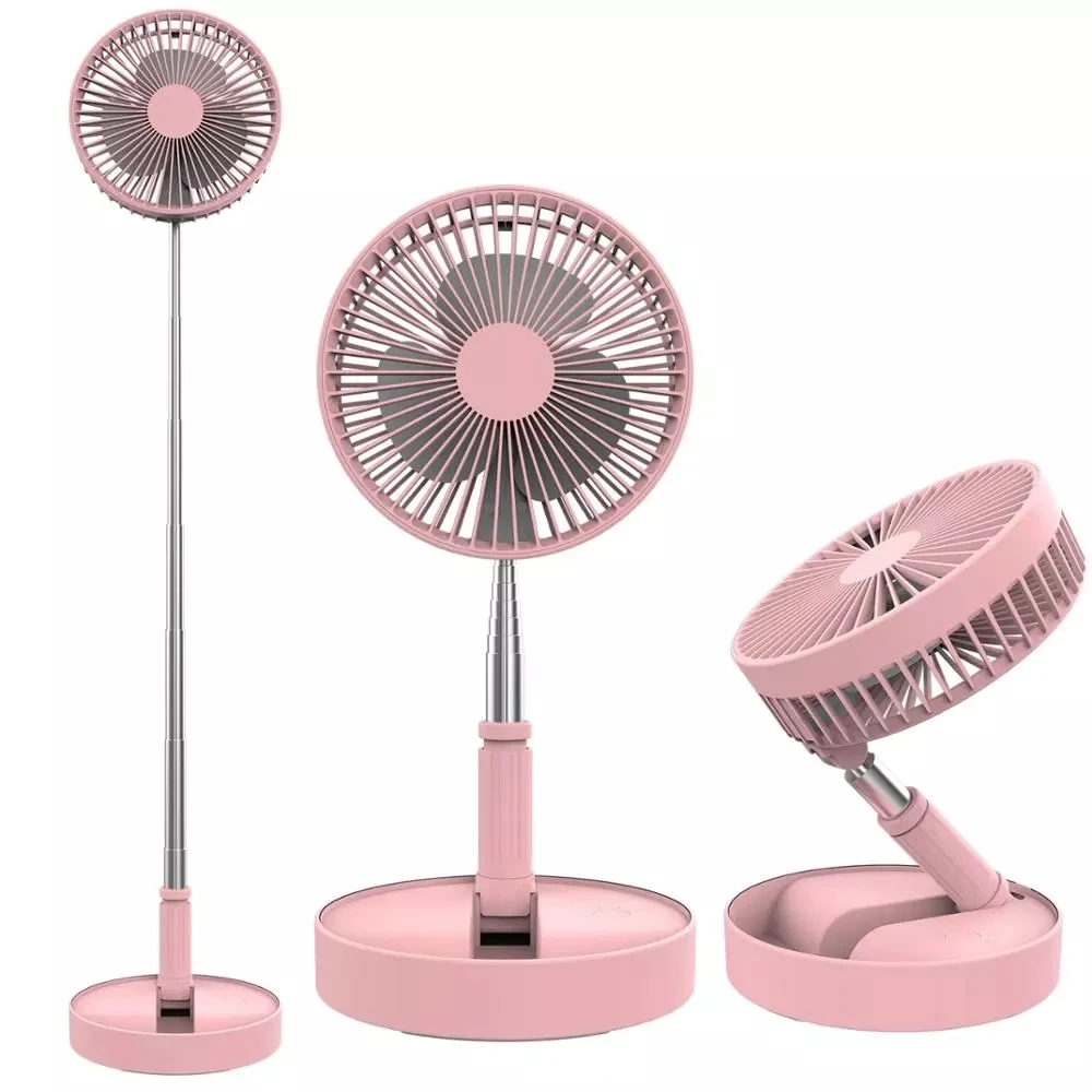 Outdoor Big Fan Telescopic Freestanding Desk Pedestal Fan Rechargeable ...