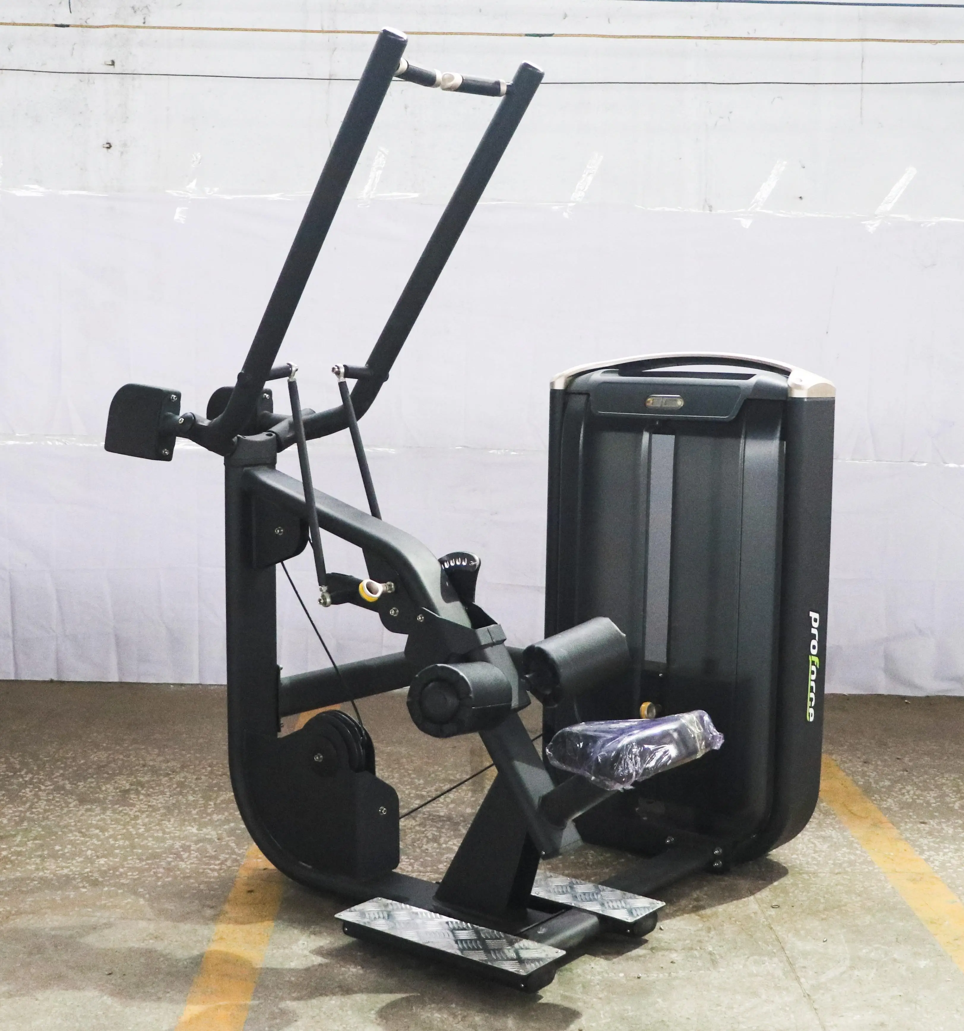 Bodybuilding Seated Lat Pull Down Machine Back Muscle Commercial Gym ...