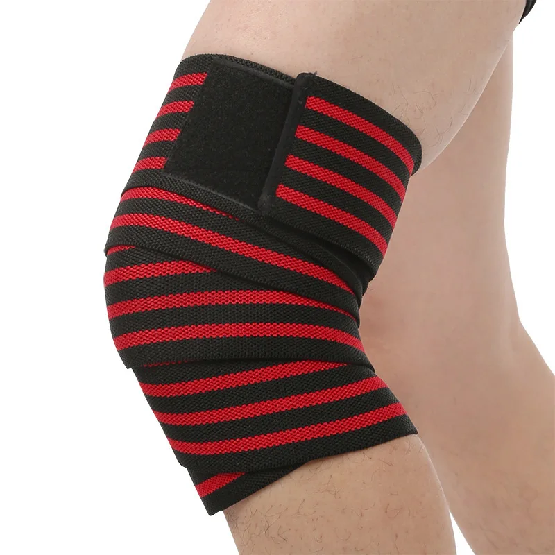 Cross-border Winding Bandage Knee Pad Leg Compression Squat Lifting ...