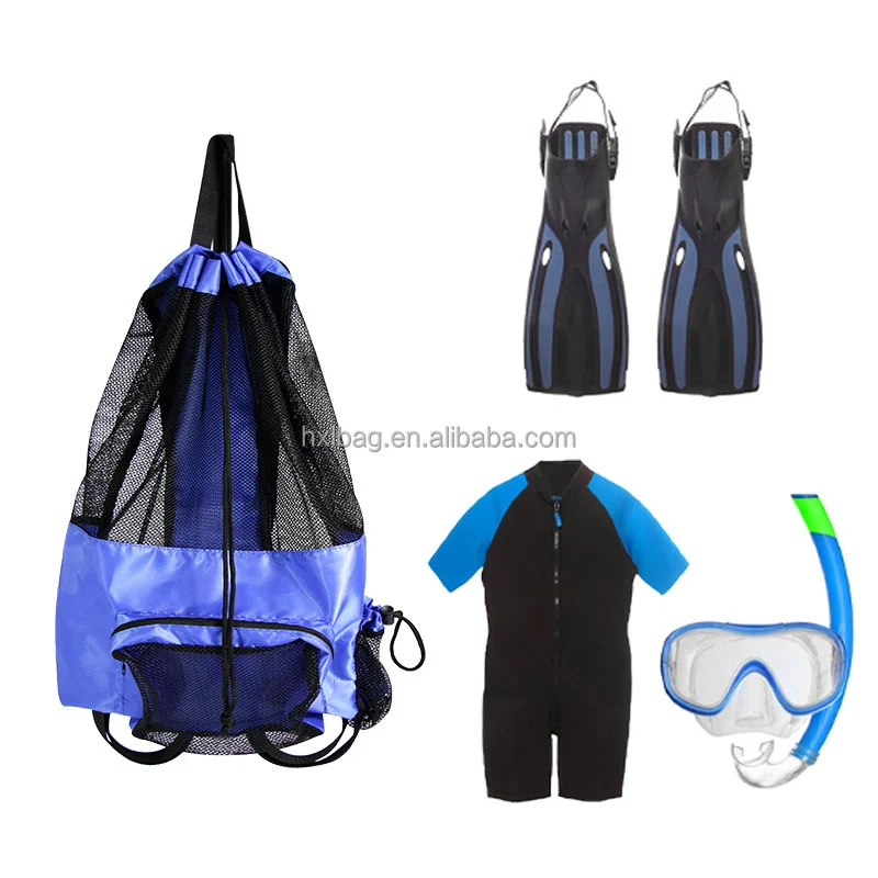 Custom 40l Big Swim Mesh Backpack - Buy Polyester Backpack Mesh Fabric ...