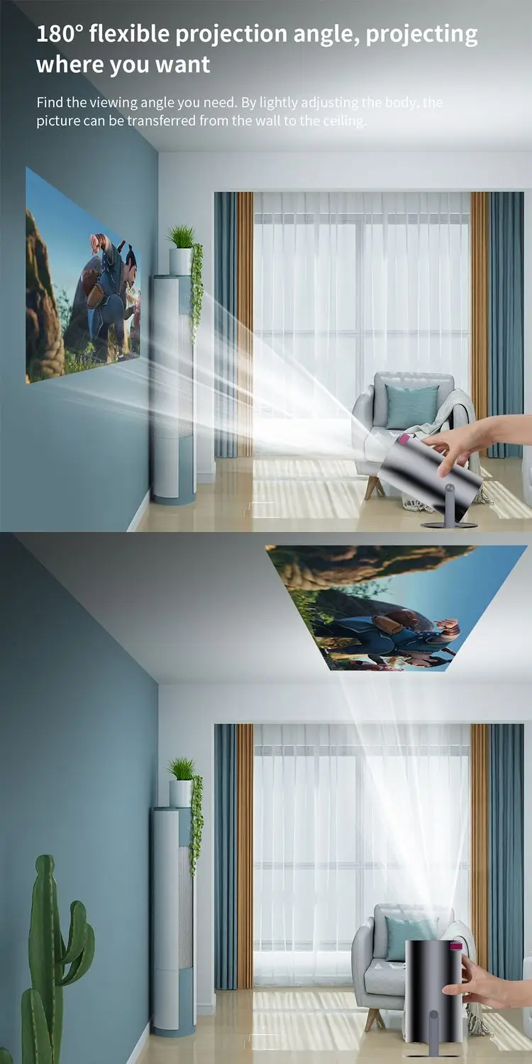 Topleo Smart Projector Auto Chart Proyector Lcd Mini Home Theater Movie ...