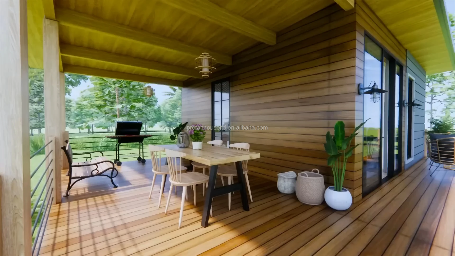 32 Square Meters 2 Bedroom Luxury Prefabricated House